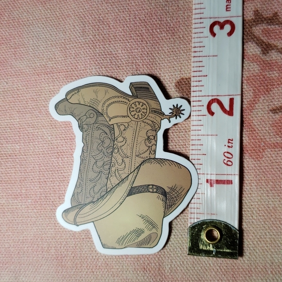 Office | C Cowgirl Boots Sticker Pegantinas Vaqueras Cowboy Sticker ...